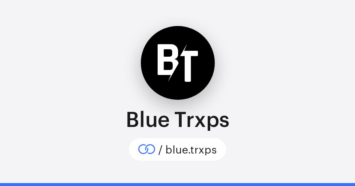 Blue Trxps (/blue.trxps) · solo.to