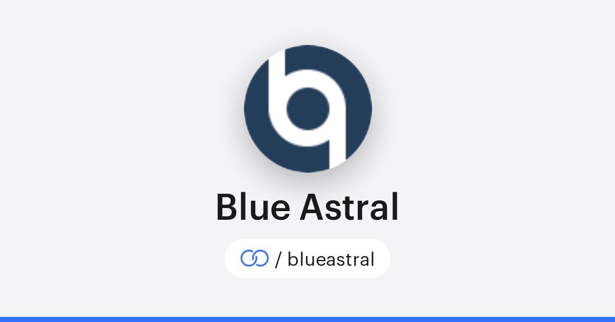 Blue Astral (/blueastral) · solo.to