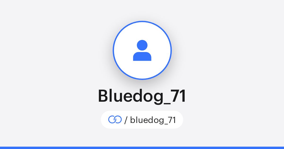 Bluedog 71 Solo To