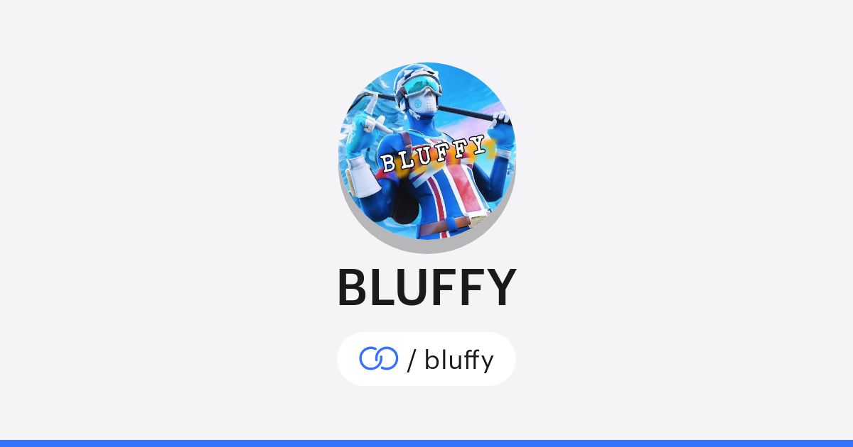 BLUFFY · solo.to
