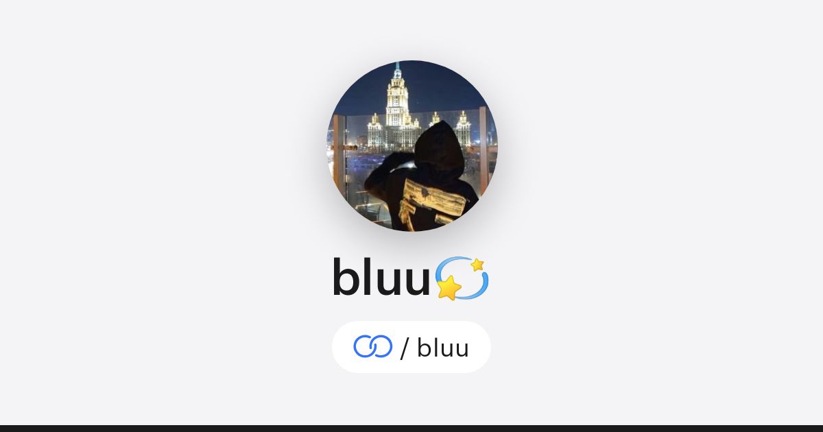 bluu💫 (/bluu) · solo.to