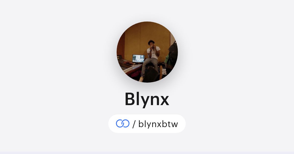 Blynx (/blynxbtw) · solo.to