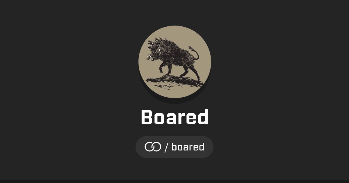 Boared · solo.to