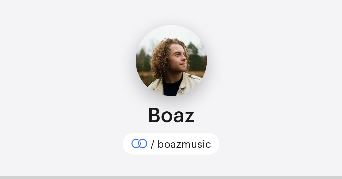 Boaz (/boazmusic) · solo.to