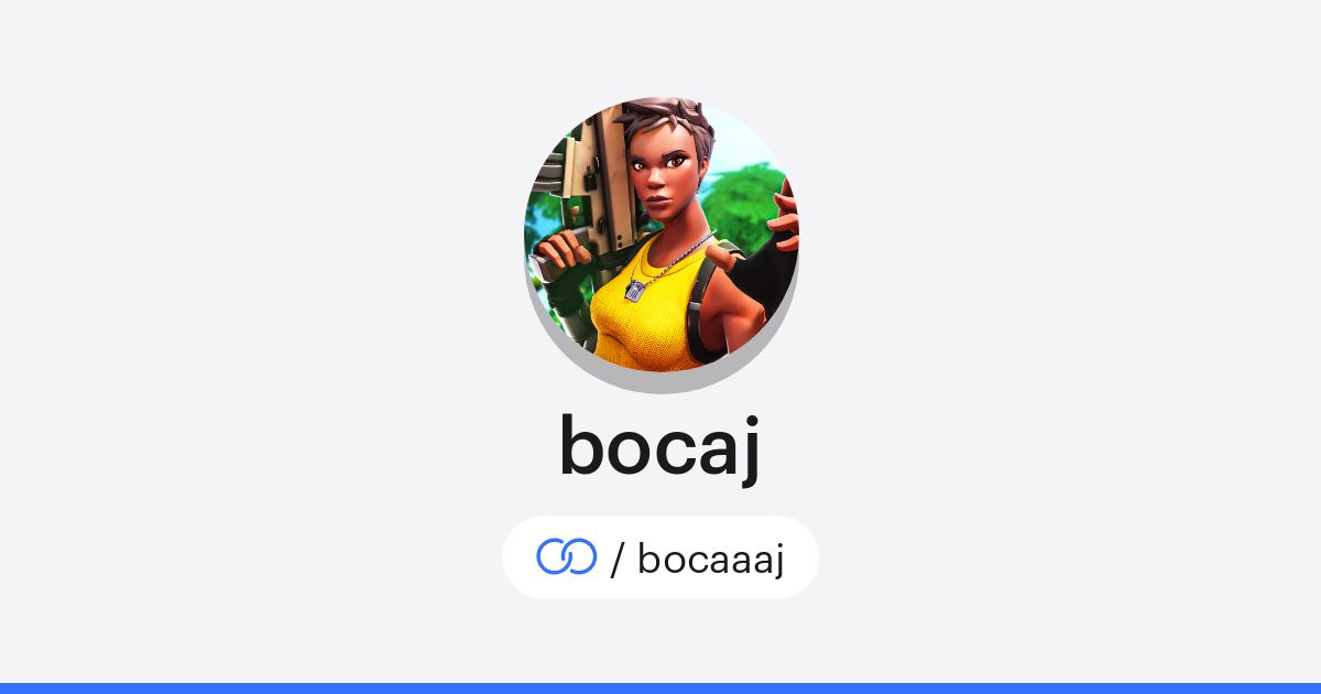 bocaj (/bocaaaj) · solo.to