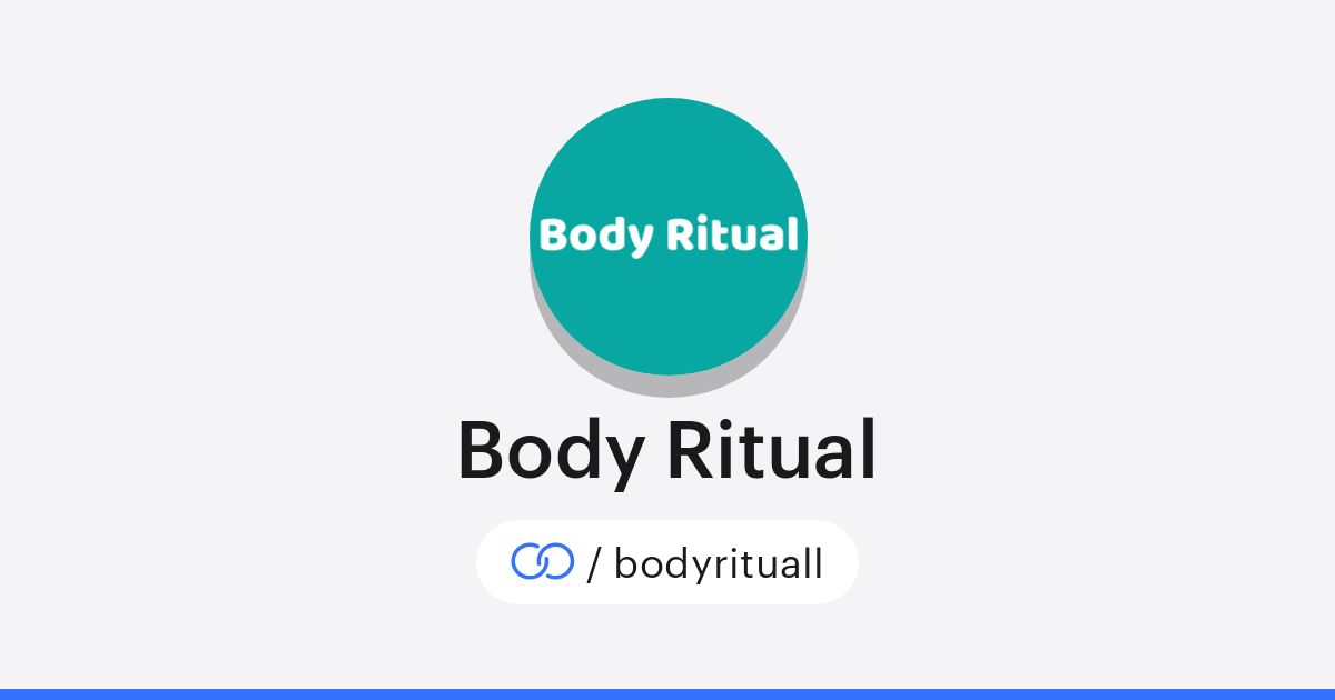 Body Ritual (/bodyrituall) · solo.to