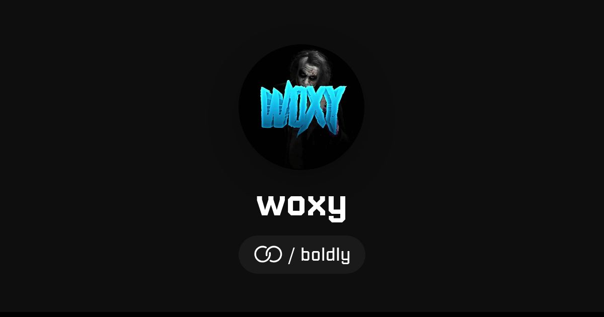 woxy (/boldly) · solo.to