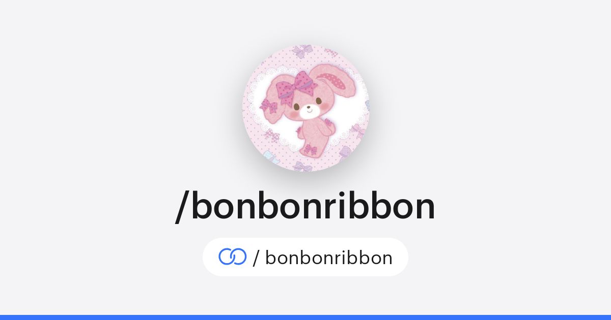 /bonbonribbon · solo.to