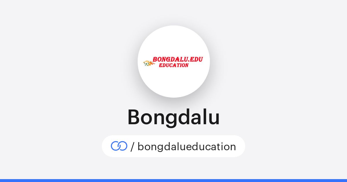 Bongdalu (/bongdalueducation) · solo.to