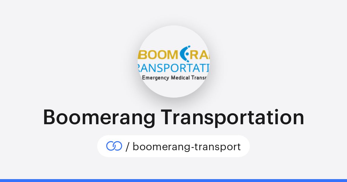 Boomerang Transportation (/boomerang-transport) · solo.to
