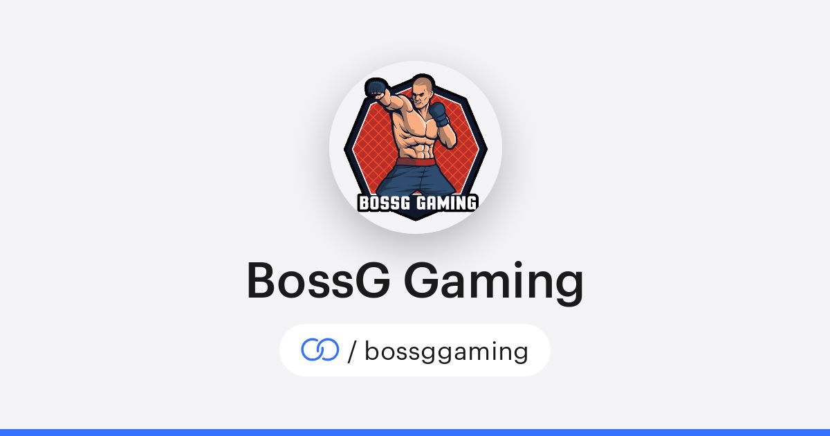 BossG Gaming (/bossggaming) · solo.to