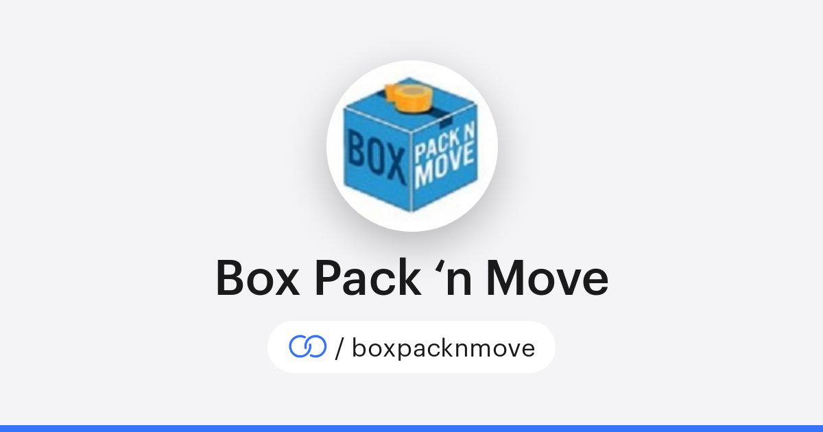 Box Pack ‘n Move (/boxpacknmove) · solo.to