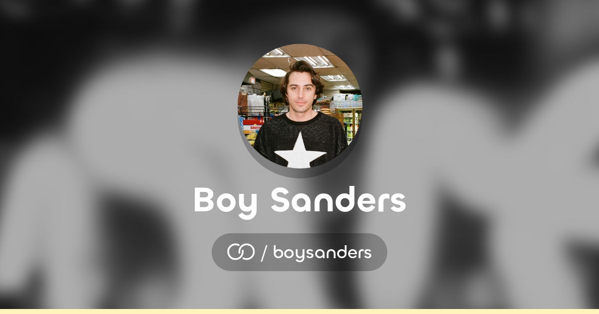 Boy Sanders (/boysanders) · solo.to