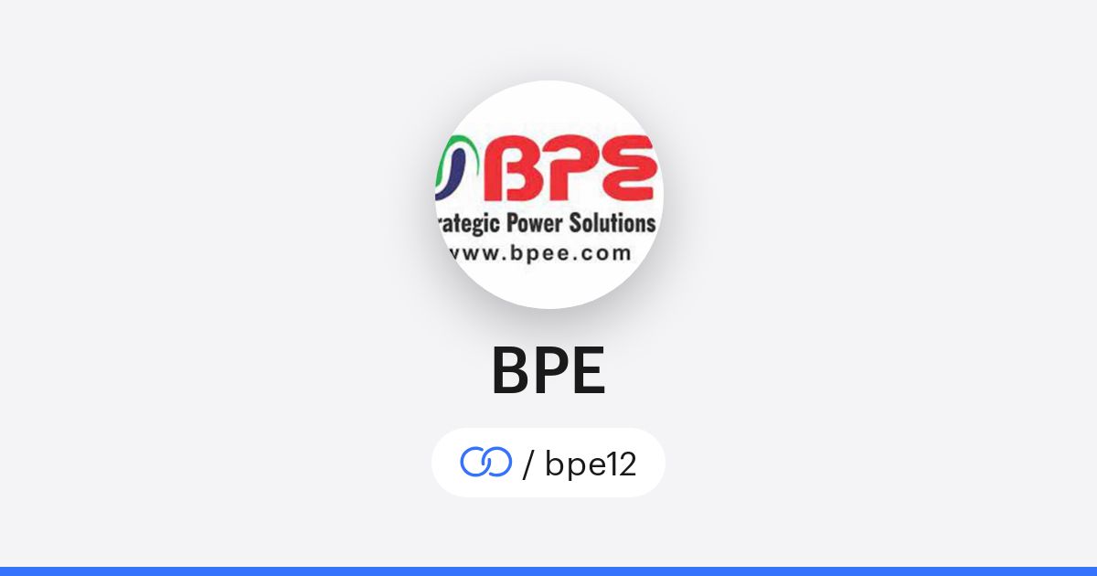 BPE (/bpe12) · solo.to