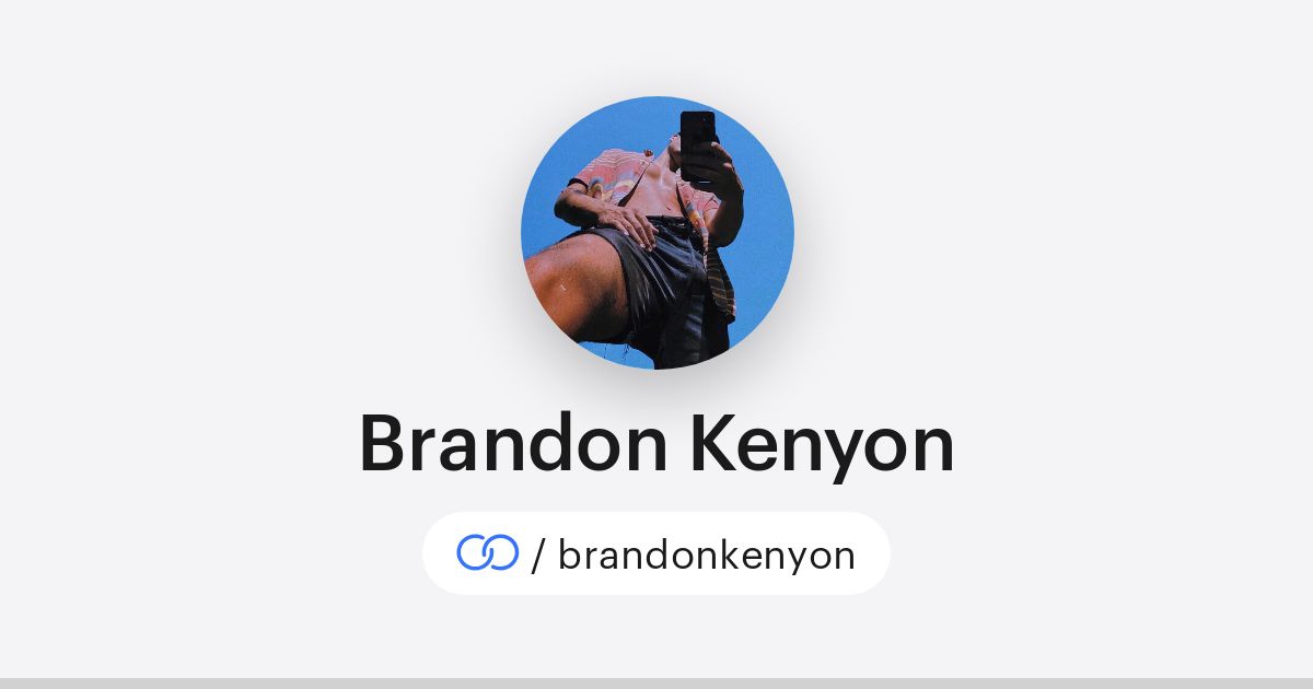 Brandon Kenyon (/brandonkenyon) · solo.to