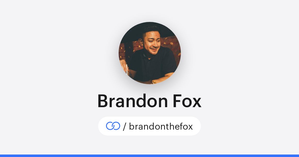 Brandon Fox (/brandonthefox) · solo.to