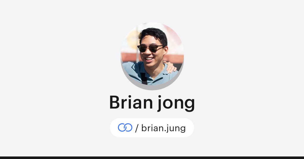 Brian jong (/brian.jung) · solo.to
