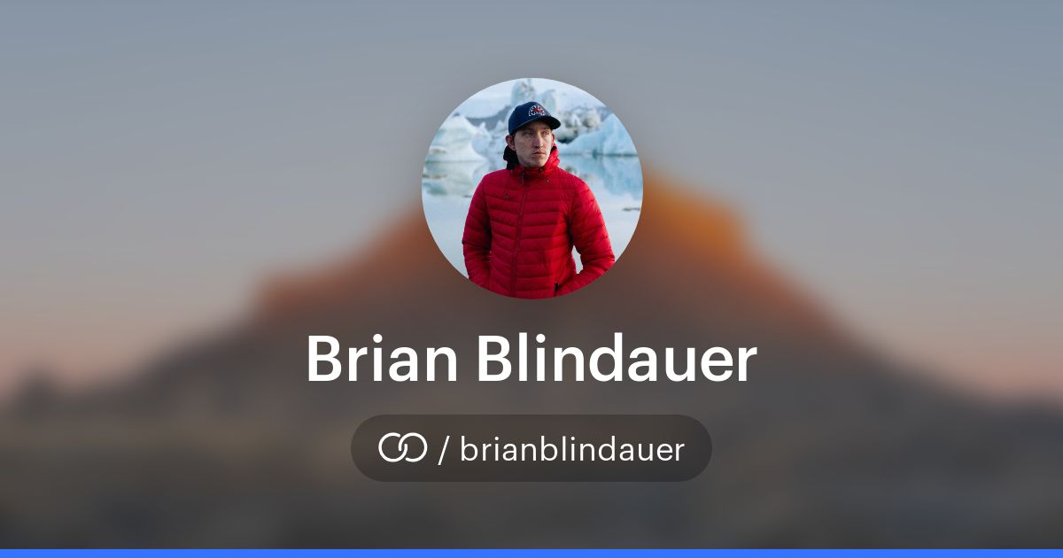 Brian Blindauer (/brianblindauer) · solo.to