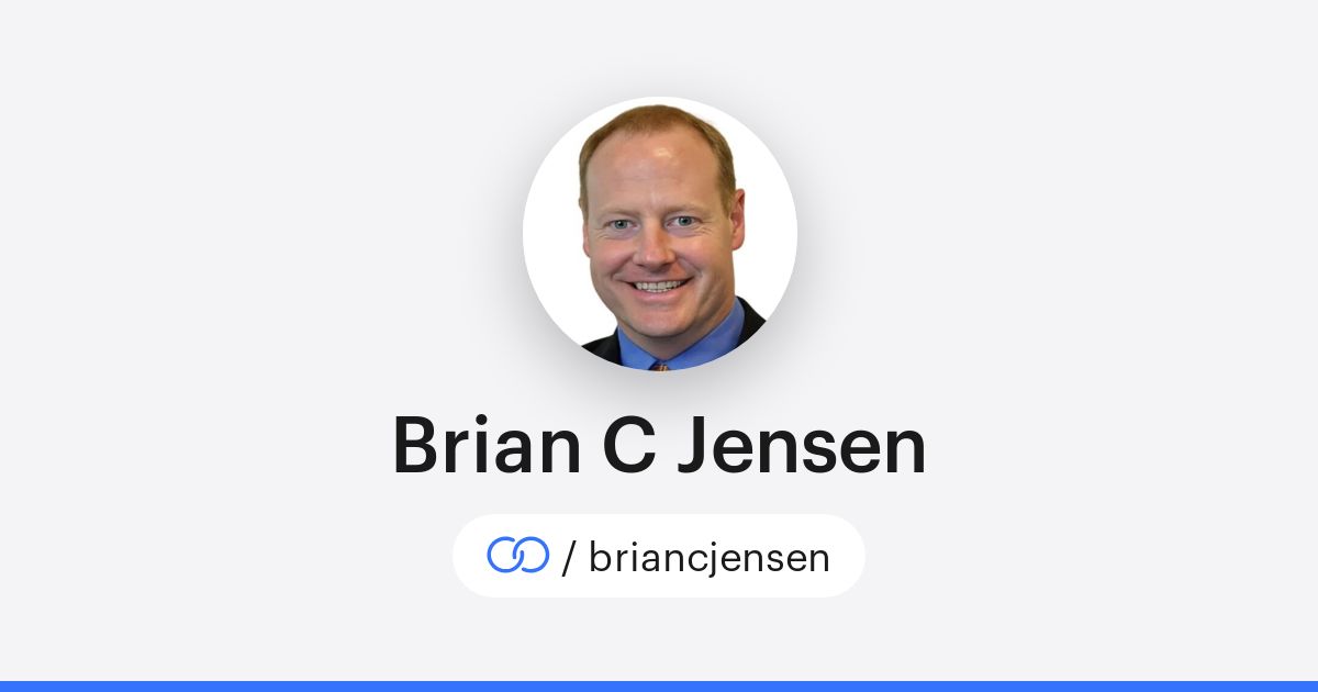 Brian C Jensen (/briancjensen) · solo.to