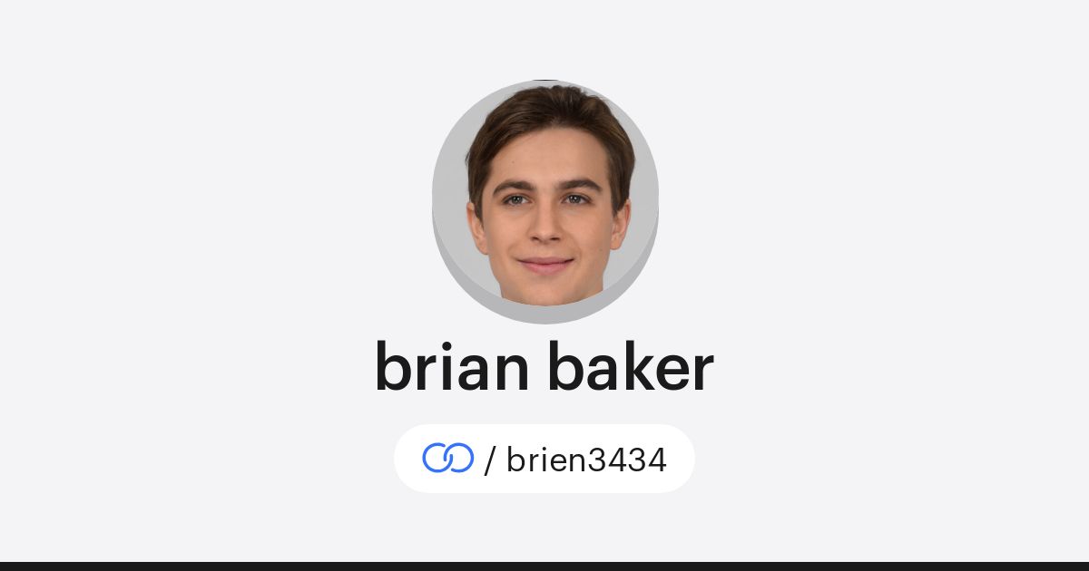 brian baker (/brien3434) · solo.to