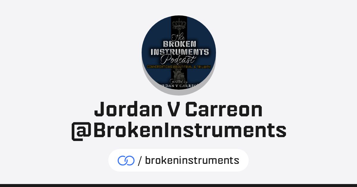 Jordan V Carreon @BrokenInstruments (/brokeninstruments) · solo.to