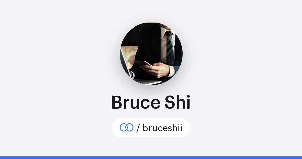 Bruce Shi (/bruceshii) · solo.to