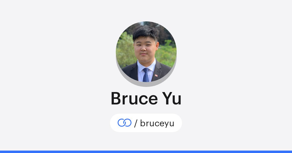 Bruce Yu (/bruceyu) · solo.to