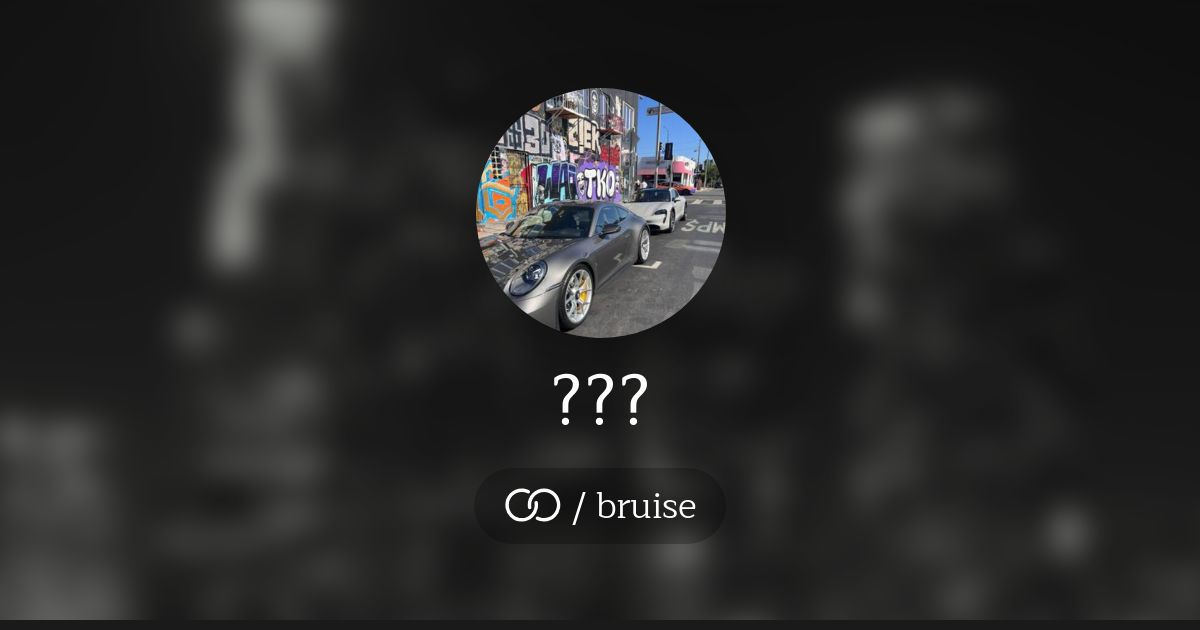 bruise) · solo.to