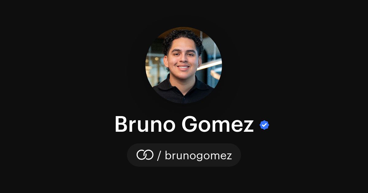 Bruno Gomez (/brunogomez) · solo.to