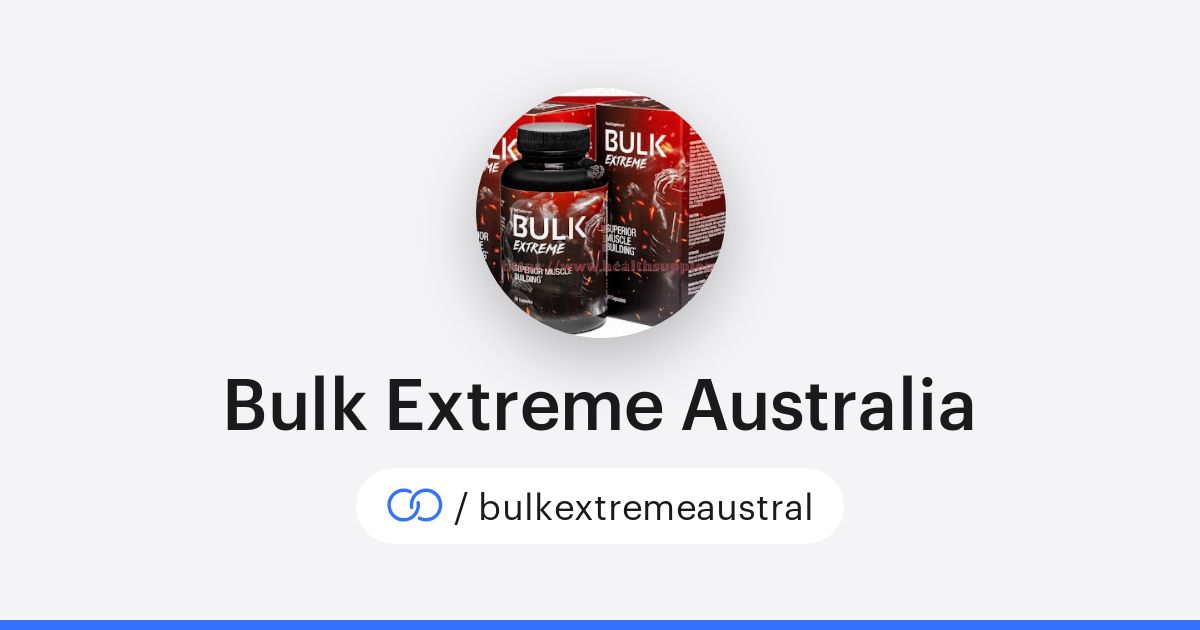 Bulk Extreme Australia (/bulkextremeaustral) · solo.to