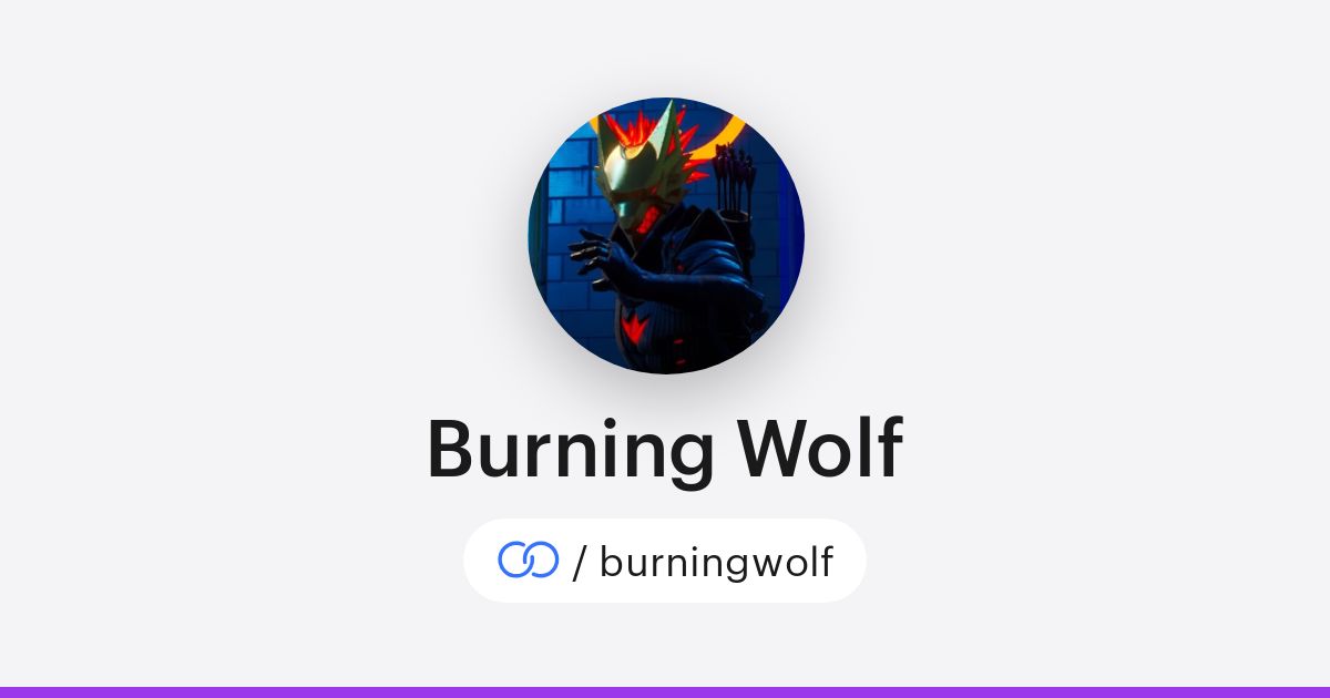 Burning Wolf (/burningwolf) · solo.to