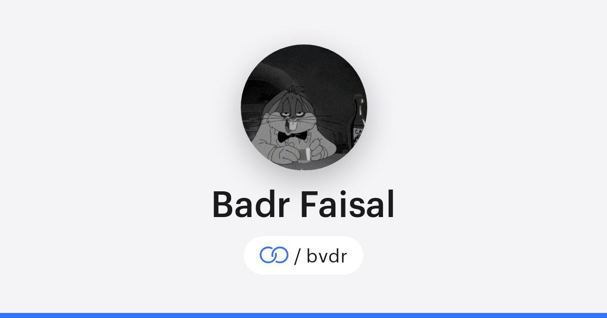 Badr Faisal (/bvdr) · solo.to