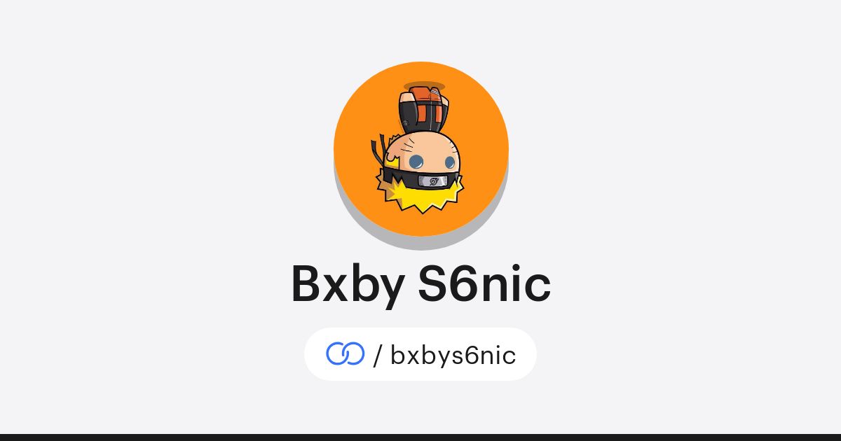 Bxby S6nic (/bxbys6nic) · solo.to