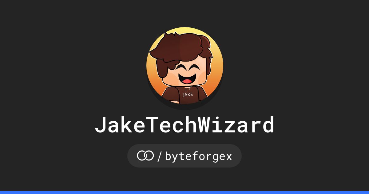 JakeTechWizard (/byteforgex) · solo.to