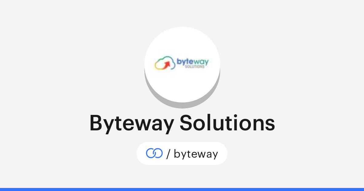 Byteway Solutions (/byteway) · solo.to