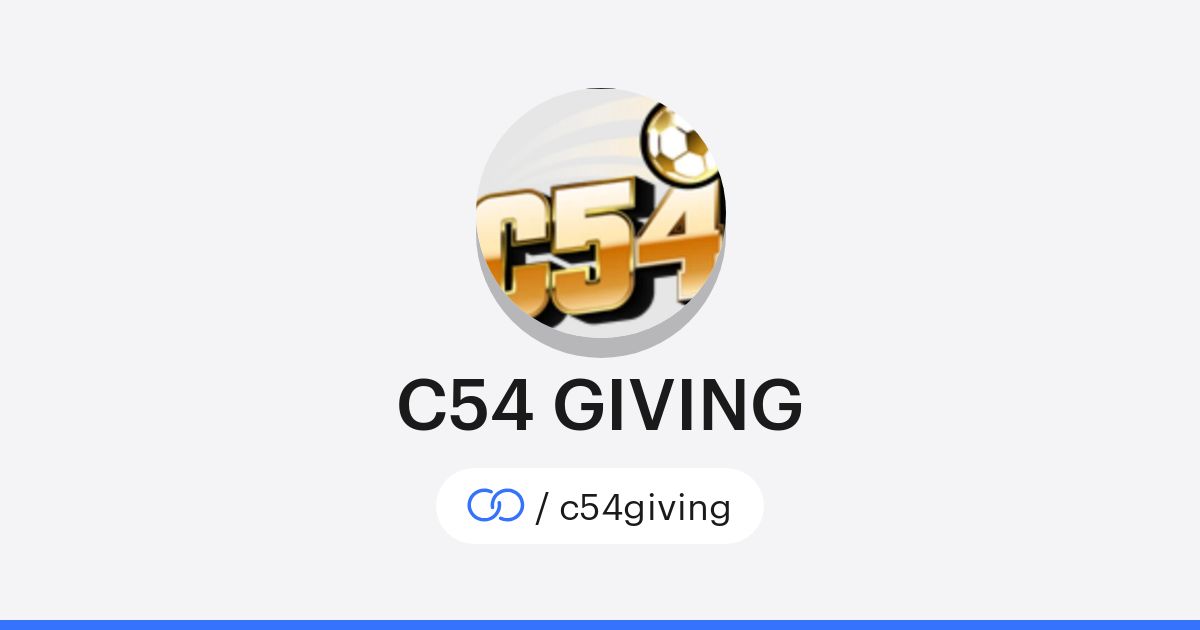 C54 GIVING (/c54giving) · solo.to