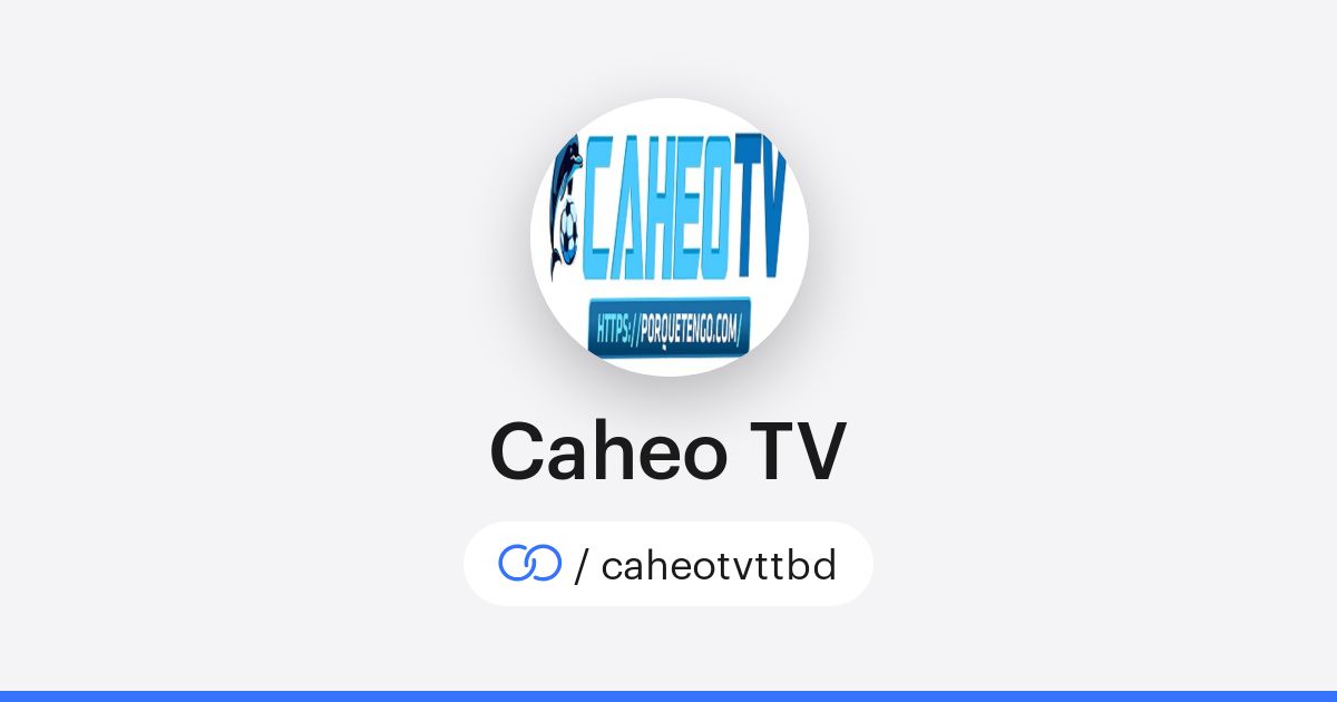 Caheo TV (/caheotvttbd) · solo.to