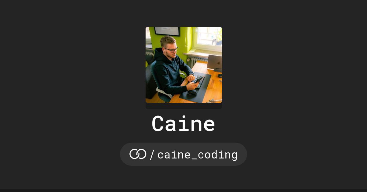Caine (/caine_coding) · solo.to