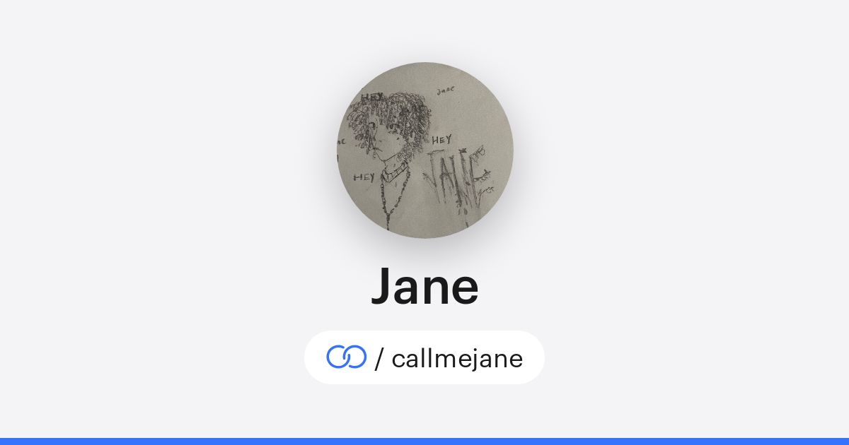 Jane (/callmejane) · solo.to