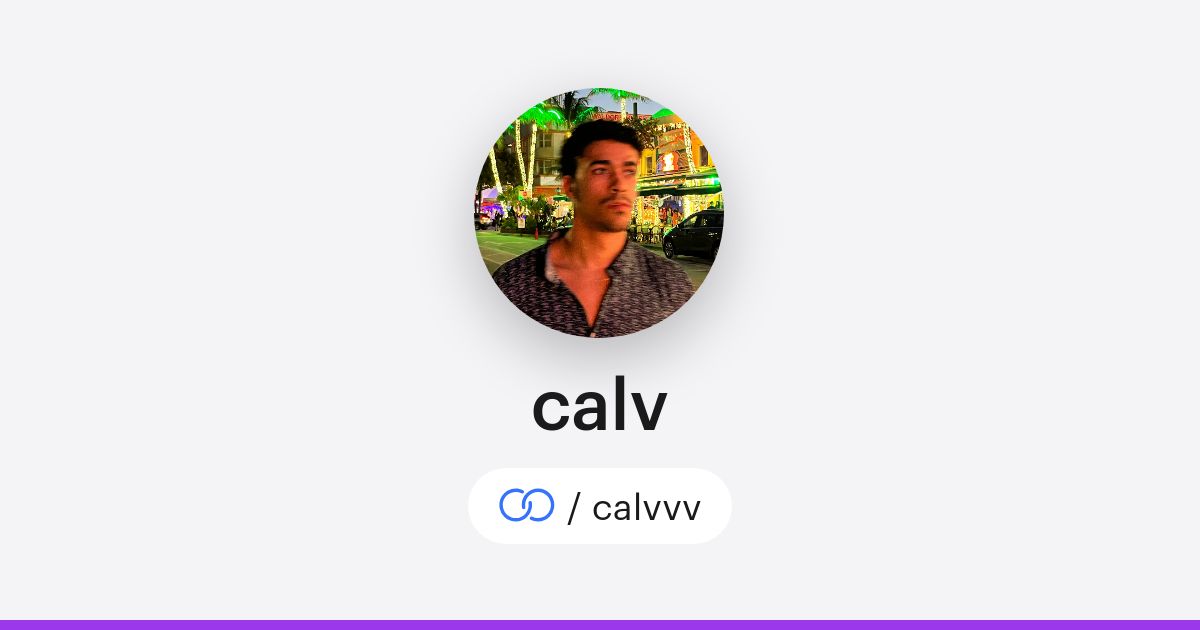 calv (/calvvv) · solo.to