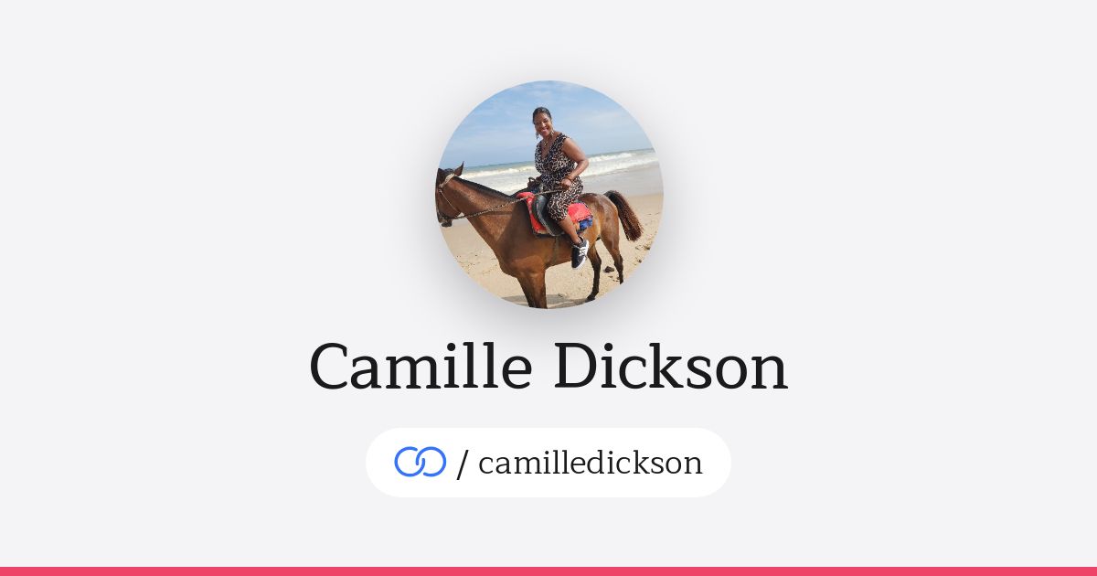 Camille Dickson (/camilledickson) · solo.to