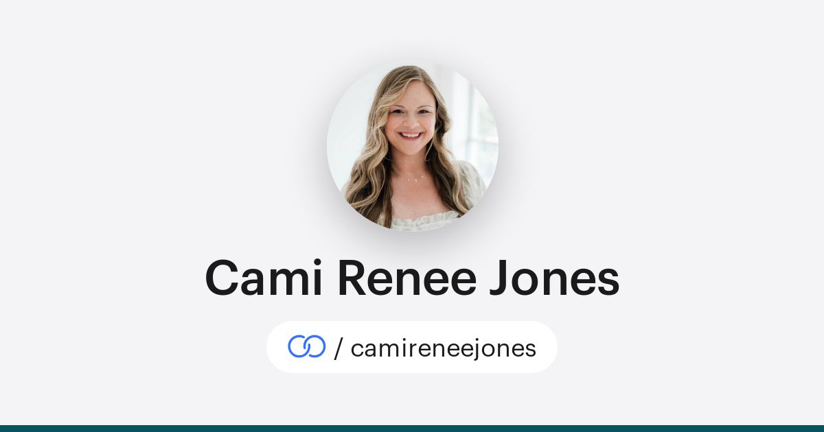 Cami Renee Jones (/camireneejones) · solo.to