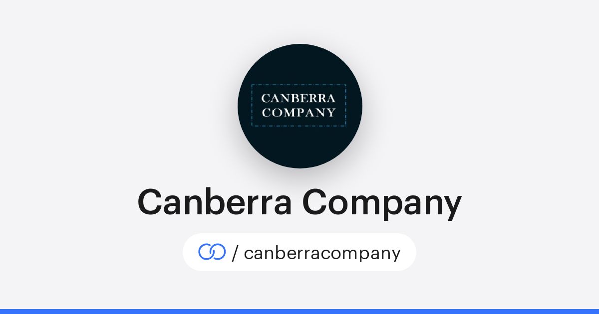 Canberra Company (/canberracompany) · solo.to