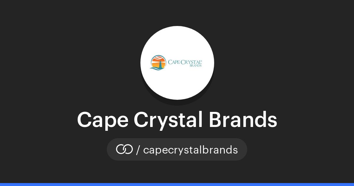 Cape Crystal Brands (/capecrystalbrands) · solo.to