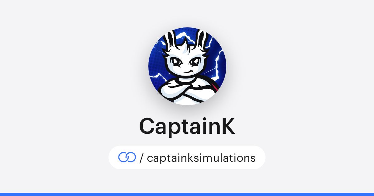 CaptainK (/captainksimulations) · solo.to