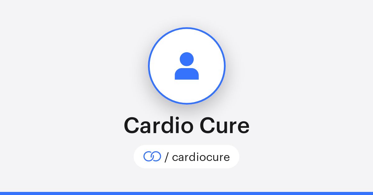 Cardio Cure (/cardiocure) · solo.to