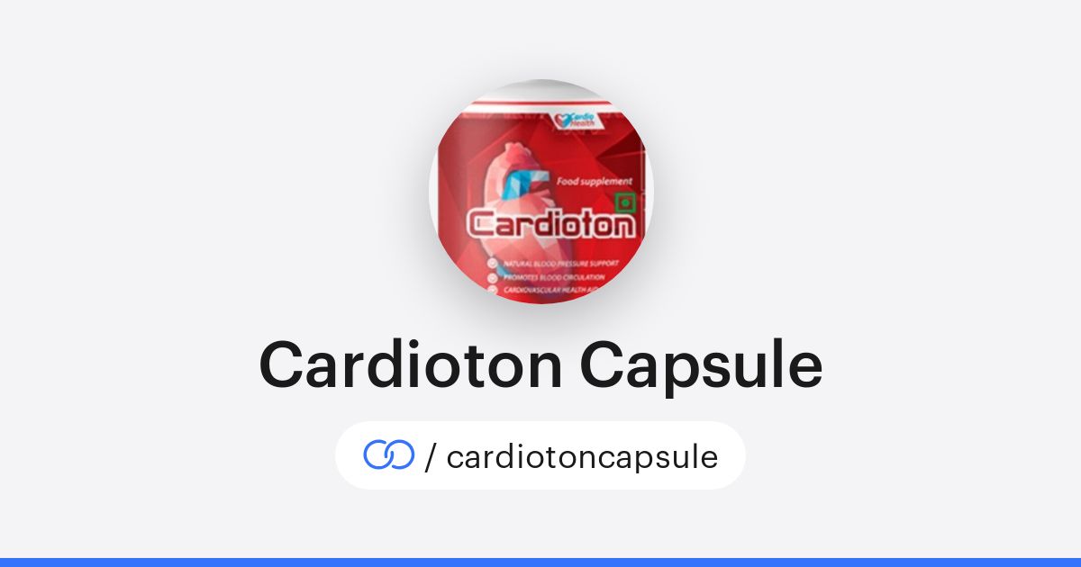 Cardioton Capsule (/cardiotoncapsule) · solo.to