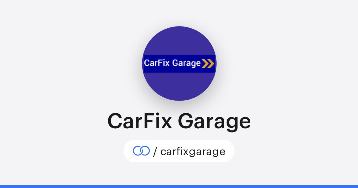 CarFix Garage (/carfixgarage) · solo.to