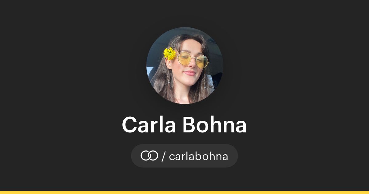 Carla Bohna (/carlabohna) · solo.to