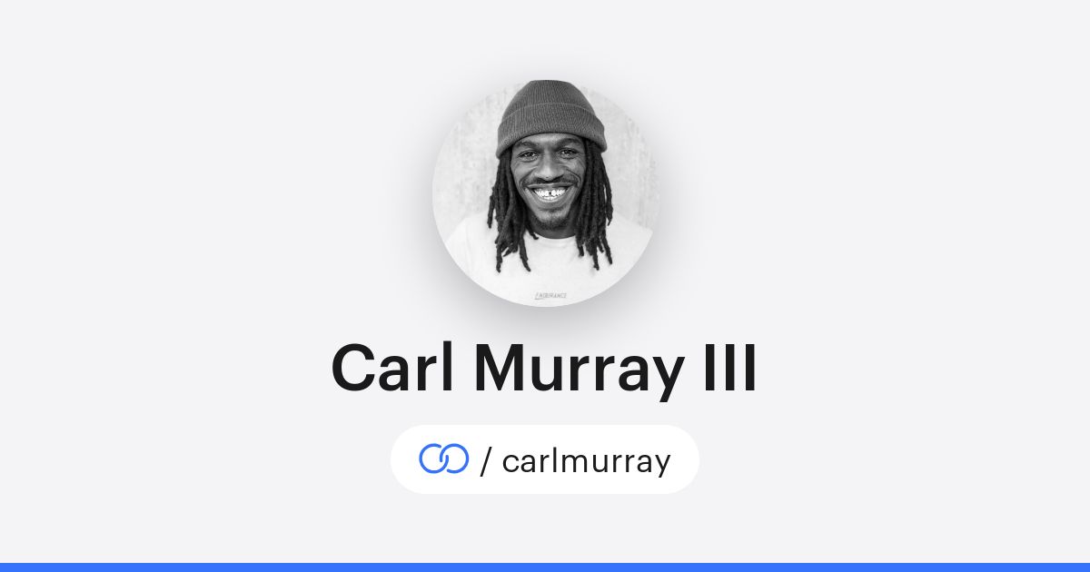Carl Murray III (/carlmurray) · solo.to